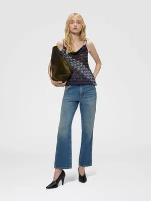 Missoni Lace Motif Top With Draped Neckline