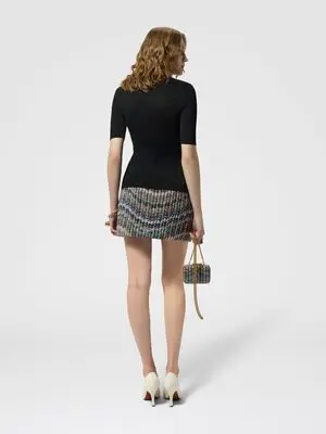 Missoni Wool-blend Lamé Mini Skirt With Sequins