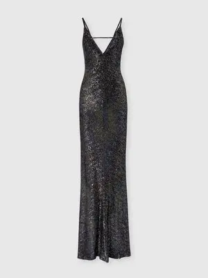 Missoni Long Dégradé Knit Dress With Sequins - Multicoloured