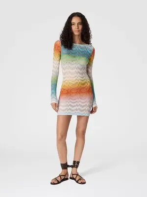 Missoni Shaded Viscose Lamé Mini Dress