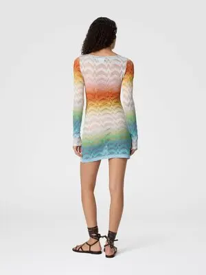 Missoni Shaded Viscose Lamé Mini Dress