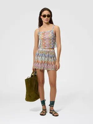 Missoni Zig Zag Printed Fabric Shorts
