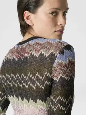 Missoni Viscose Lamé Snake-pattern Gown