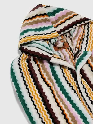 Missoni Aura Hooded Cotton Terry Bathrobe
