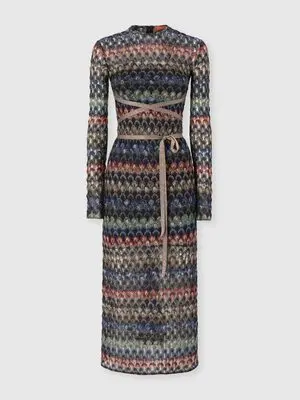 Missoni Midi Dress With Back Cut-out Detail