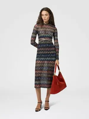 Missoni Midi Dress With Back Cut-out Detail