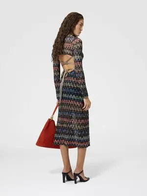 Missoni Midi Dress With Back Cut-out Detail