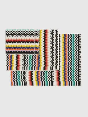 Missoni Five-piece Bath Bath Set In Cotton Terry