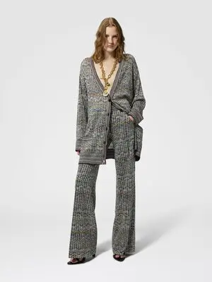 Missoni Tailored Viscose Lamé Trousers With Sequins