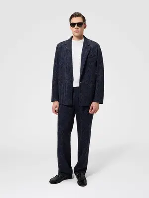 Missoni Striped Wool And Viscose Knit Trousers