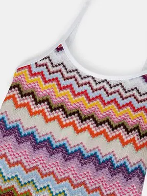 Missoni Viscose Lamé-blend One-piece Swimsuit