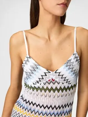 Missoni Top In Cotton And Viscose Zig Zag