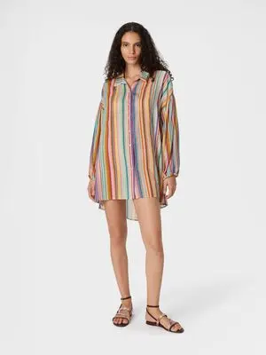 Missoni Cotton And Silk Zigzag Pattern Shirt