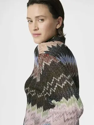 Missoni Snake-pattern Viscose Lamé Shirt