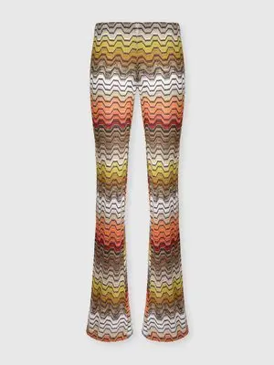 Missoni Long Trousers With Greek Motif - Multicoloured