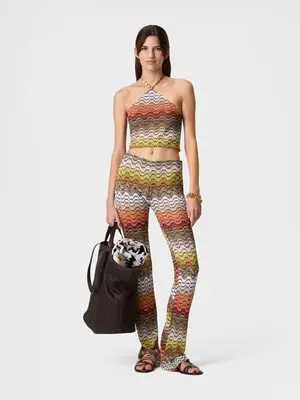 Missoni Long Trousers With Greek Motif