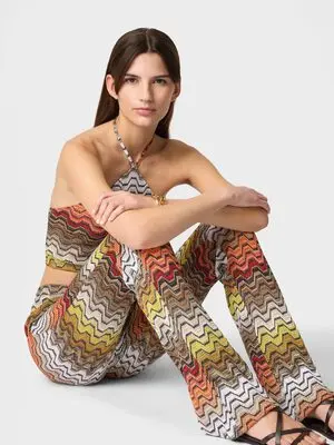 Missoni Long Trousers With Greek Motif