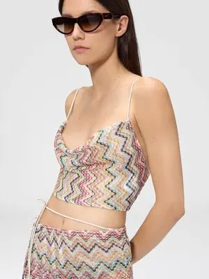 Missoni Printed Scarf-style Top - Multicoloured