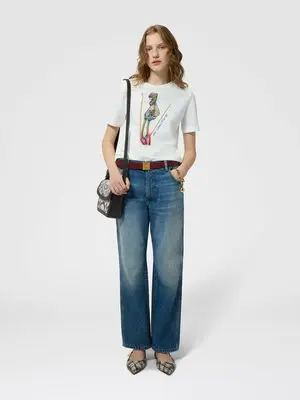Missoni Printed Cotton Jersey Crewneck T-shirt