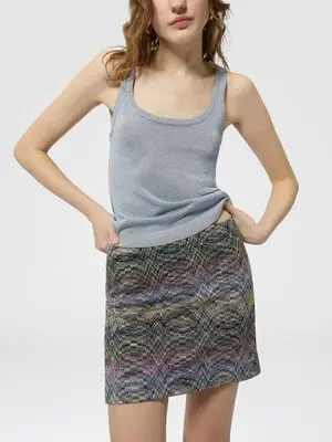Missoni Viscose Lamé Mini Skirt
