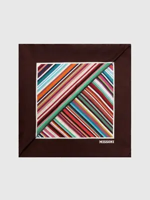 Missoni Pure Silk Striped Scarf - Multicoloured