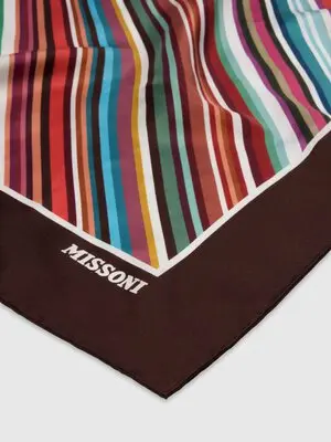 Missoni Pure Silk Striped Scarf