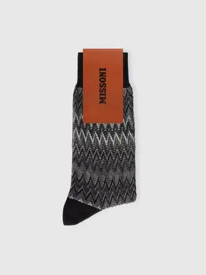 Missoni Mid-length Cotton-blend Zigzag Socks