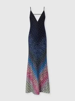Missoni Dégradé Viscose Lamé Long Dress