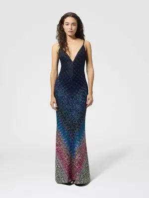 Missoni Dégradé Viscose Lamé Long Dress
