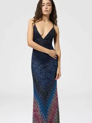 Missoni Dégradé Viscose Lamé Long Dress