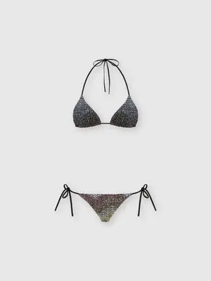 Missoni Mixed Viscose Lamé Bikini With Sequins - Multicoloured