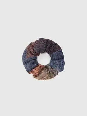 Missoni Viscose-blend Scrunchie - Blue