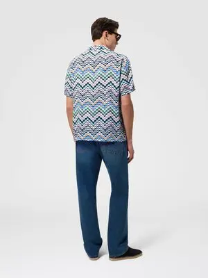 Missoni Short-sleeve Viscose Bowling Shirt