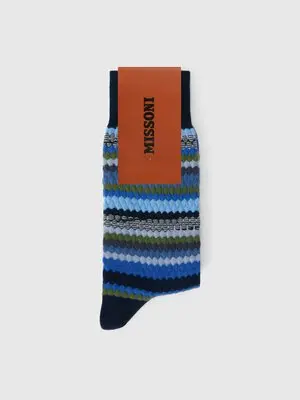 Missoni Mid-length Socks With Waffle Pattern