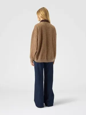 Missoni Chevron Polo Sweater