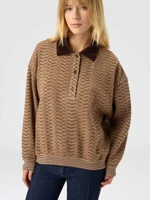 Missoni Chevron Polo Sweater