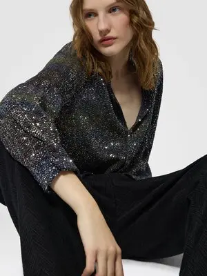 Missoni Sequin Oversized Shirt - Multicoloured