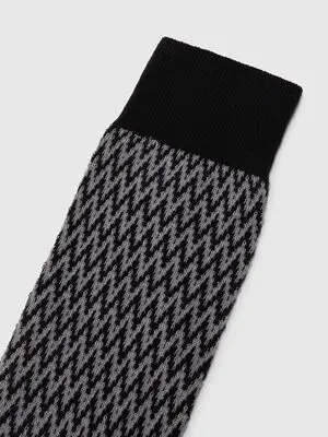 Missoni Mid-length Cotton-blend Socks With Zigzag Pattern