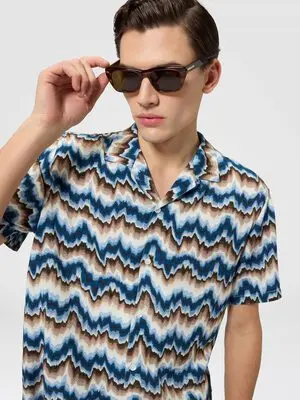 Missoni Printed Viscose Bowling Shirt