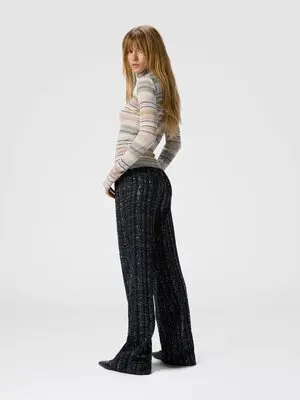 Missoni S Tailored Check And Wave Pattern Trousers