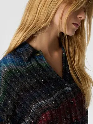 Missoni Midi Dress With V-neck And Wave Pattern