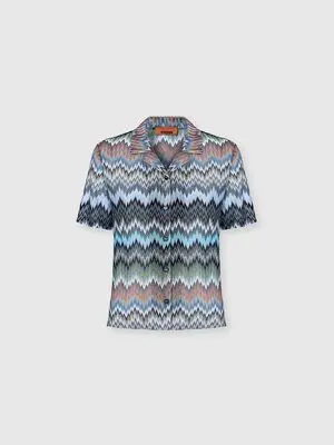 Missoni Snake-pattern Viscose Bowling Shirt