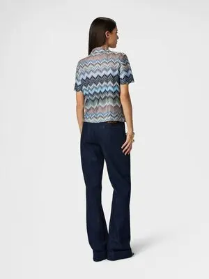 Missoni Snake-pattern Viscose Bowling Shirt