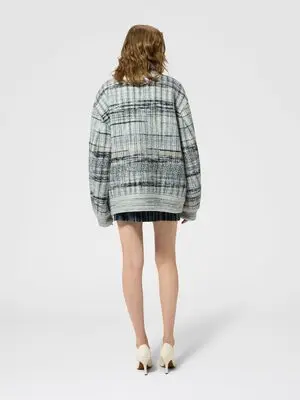 Missoni Oversized Wool-blend Check Bomber - Multicoloured