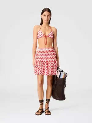 Missoni Mini Skirt In Floral-pattern Viscose