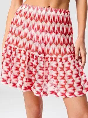 Missoni Mini Skirt In Floral-pattern Viscose