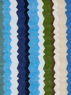 Missoni Eva Cotton Terry Bath Towel 100x150 Cm - Turquoise Multicoloured