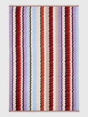 Missoni Eva Cotton Terry Bath Towel 100x150 Cm - Red Multicoloured