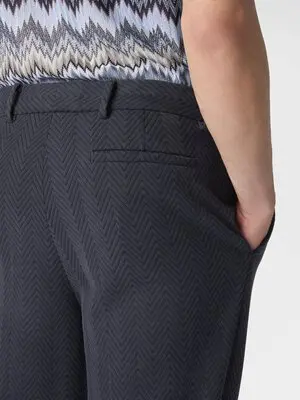 Missoni Classic Cotton And Viscose Zigzag Trousers