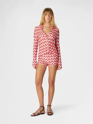 Missoni Hot Pants In Viscose With Floral Pattern